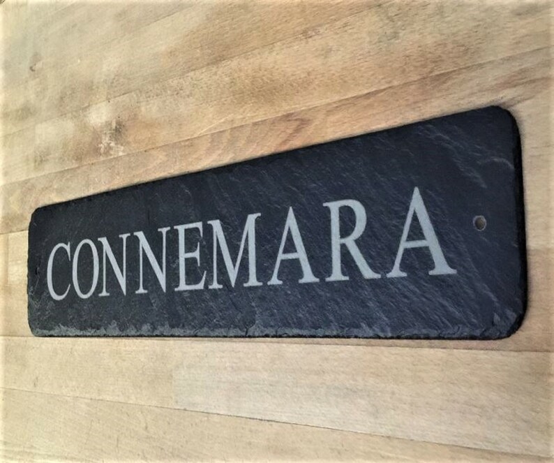 Slate Door Numbers or Name House Sign. Environmentally - Etsy