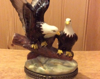Porcelain Bald Eagle | Etsy