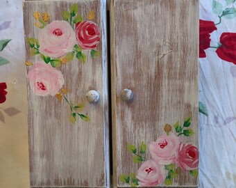 Shabby Chic Cabinet - Etsy