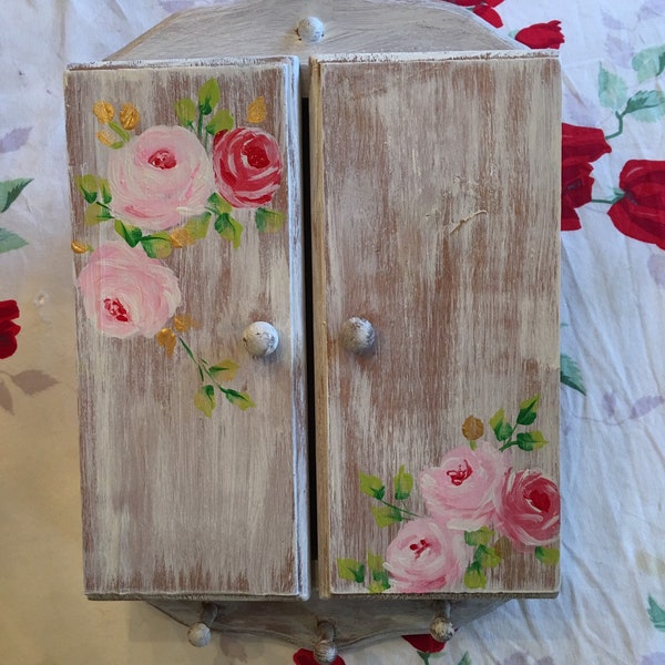 Shabby Chic Cabinet - Etsy