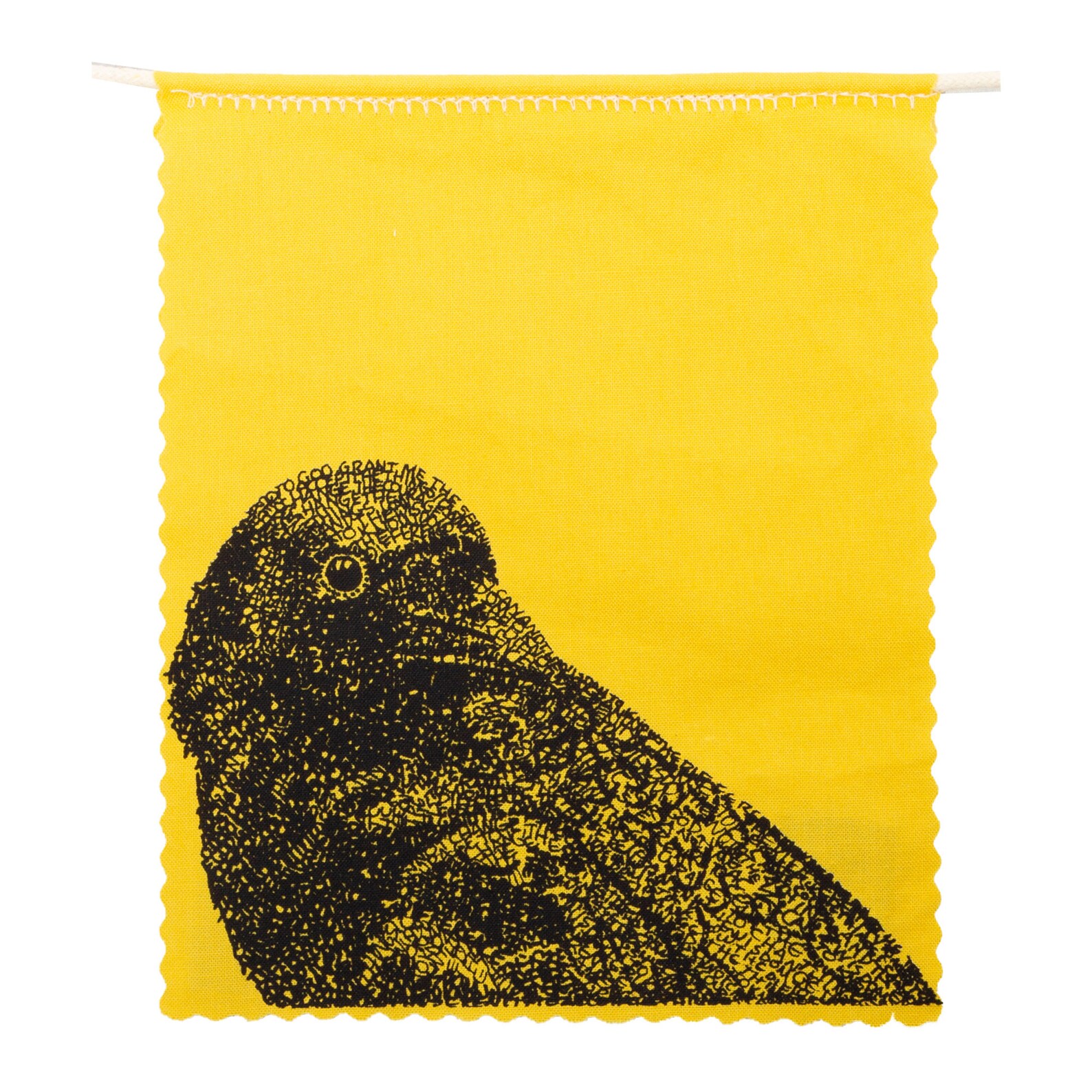 Calligraphic Corvid Head Prayerflags - Primary Colors - 10 - Etsy