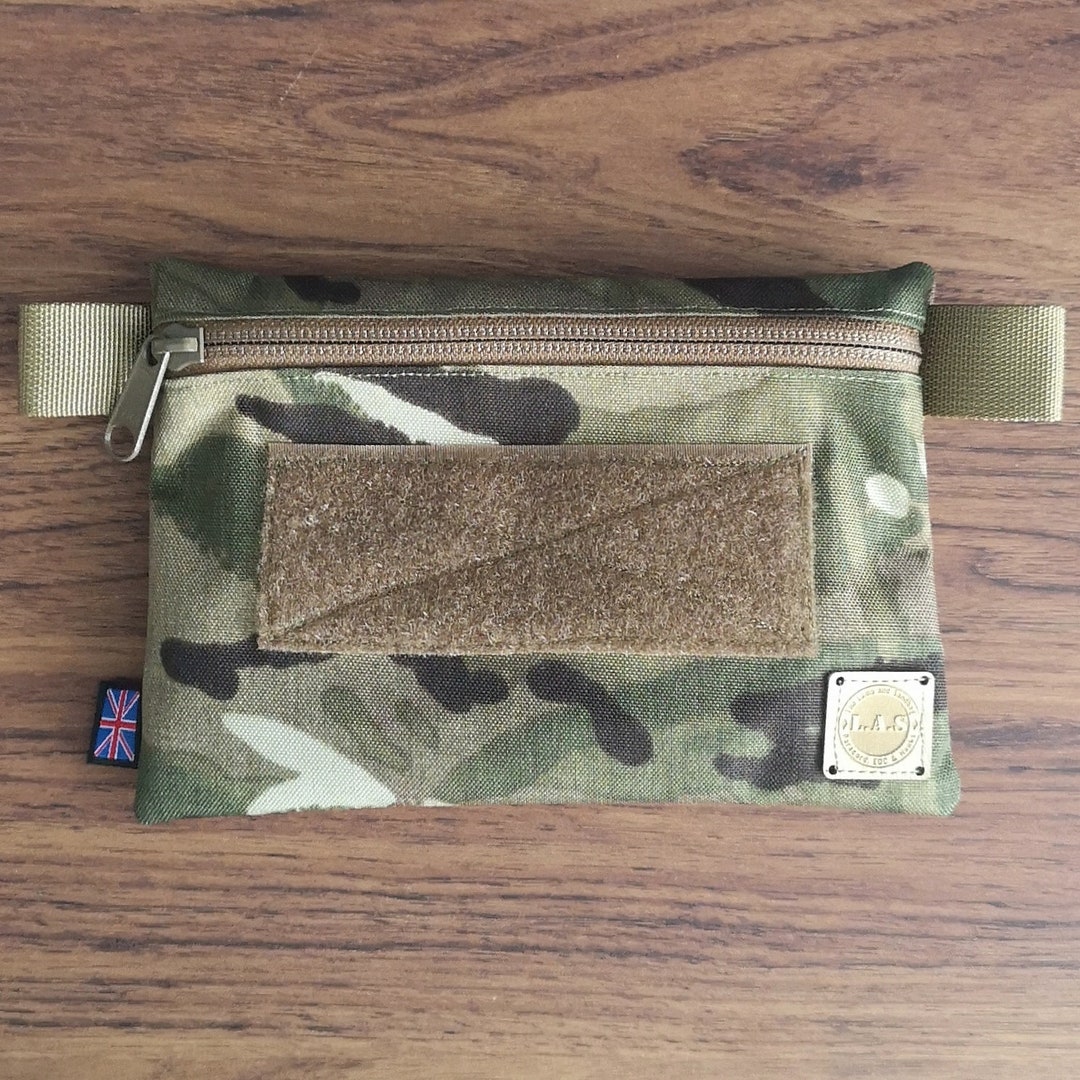 MTP Camo Cordura Zip Pouch / EDC Stash Bag / Bushcraft / Zipper Bag ...