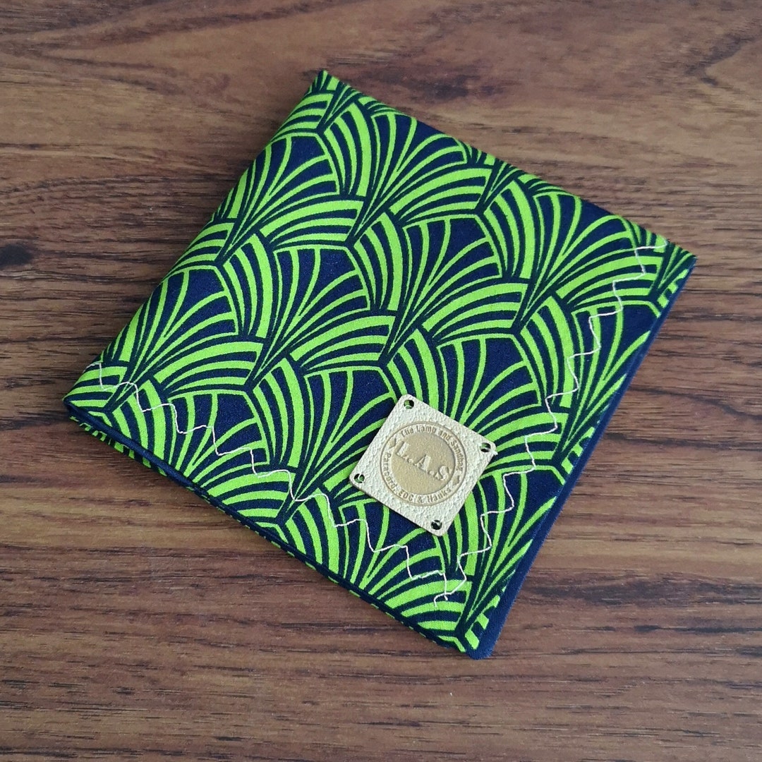 EDC Hank, Art Deco, Lime, Roaring Twenties Pocketsquare, Hankerchief UK ...