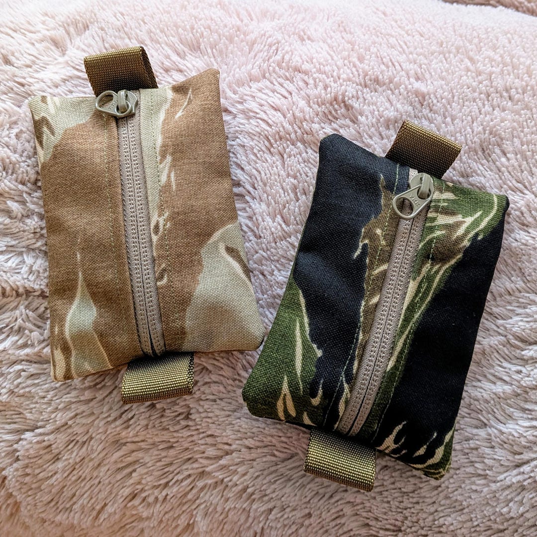 Tiger Stripe Stash Pouch, Pocket Pouch, Mini Pouch, Small Pouch, Mini ...