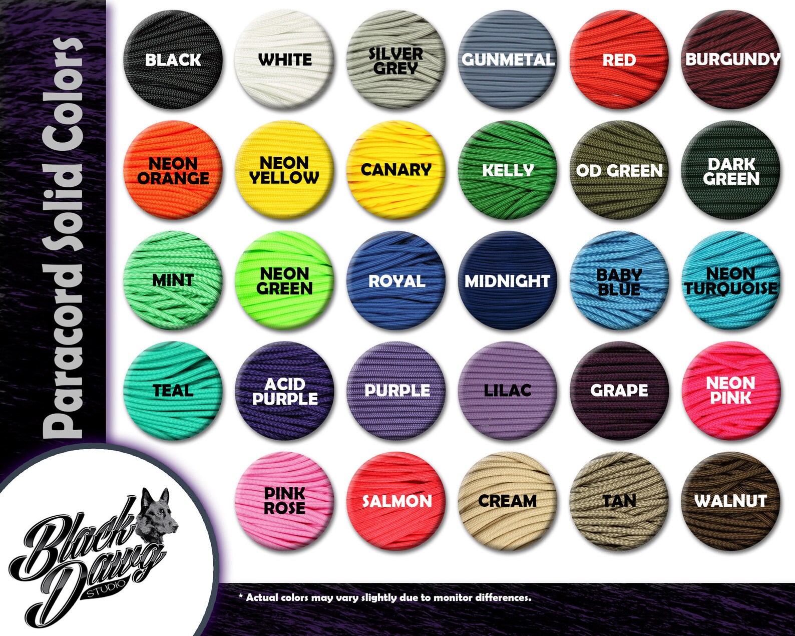 8-inch Paracord Dog Obedience Tab - Etsy