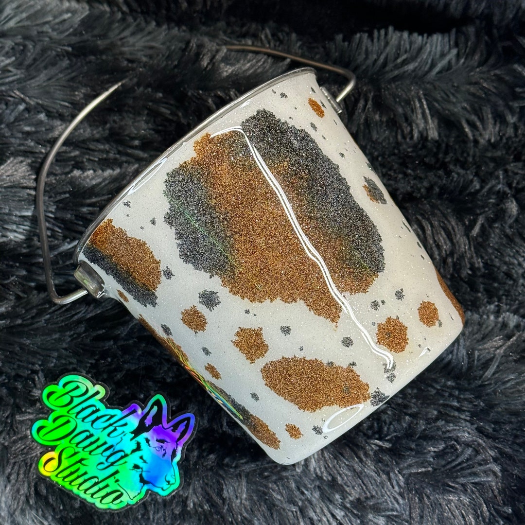 Dog Tumblers Water Bucket Pail Food Bowl Epoxy Tumbler for Dogs Glitter ...