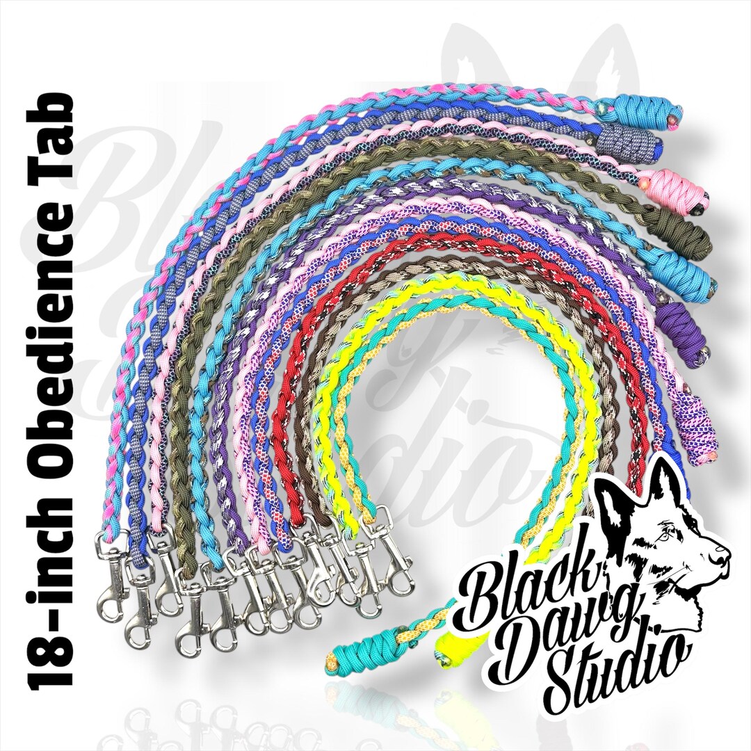 18-inch Paracord Dog Obedience Tab - Etsy