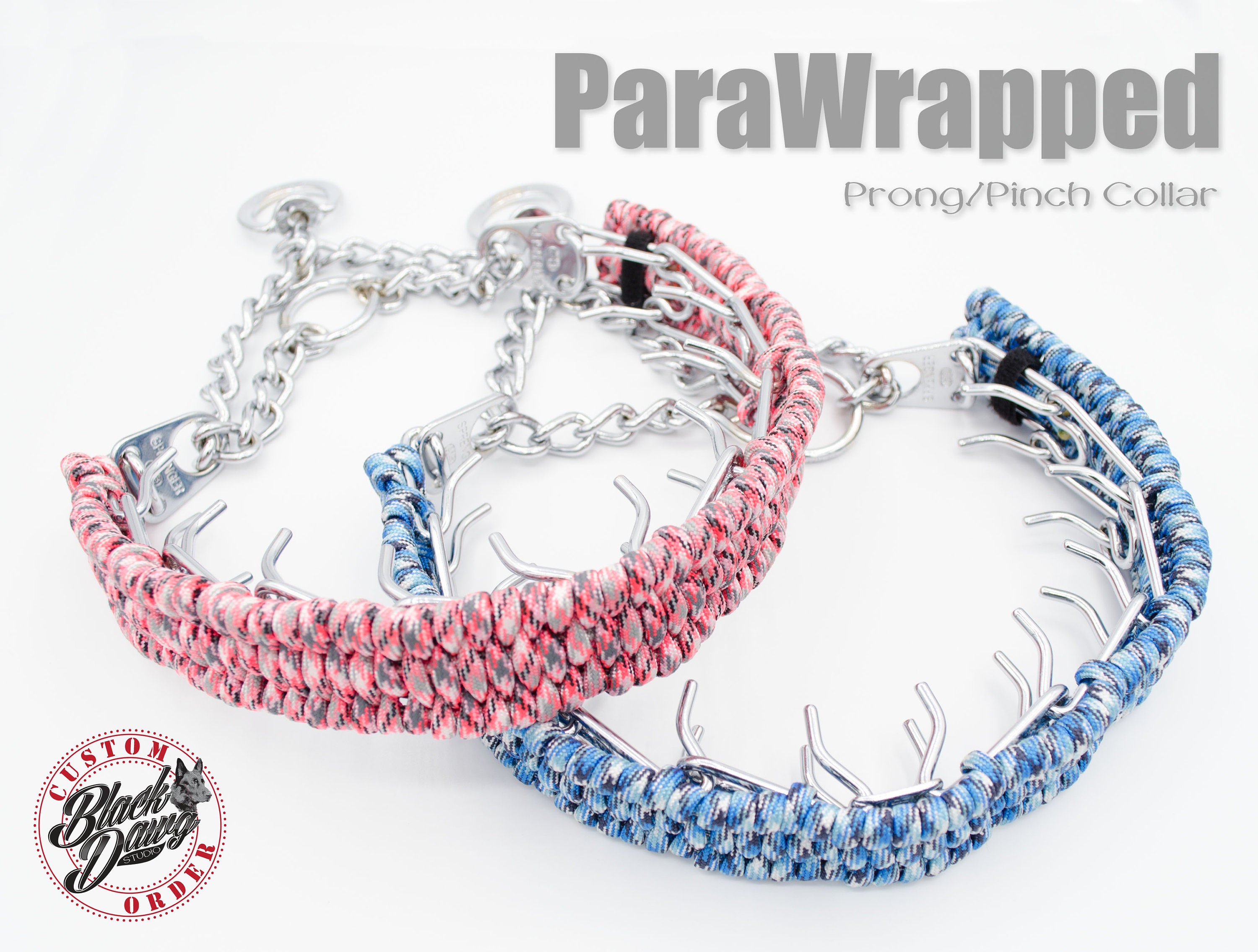 ParaWrapped Prong/Pinch Collar CUSTOM ORDER | Etsy