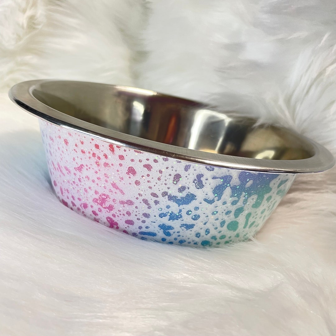 Dog Tumblers Water Bucket Pail Food Bowl Epoxy Tumbler for Dogs Multi ...