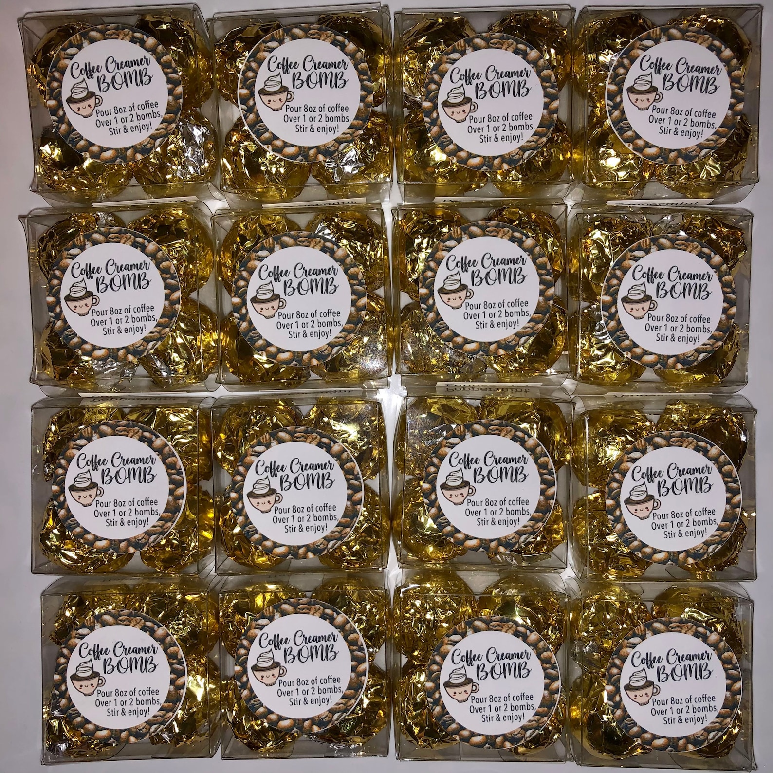 Coffee Bombs, Pack of 4 Individually Wrapped Coffee Creamer Bombs - Etsy