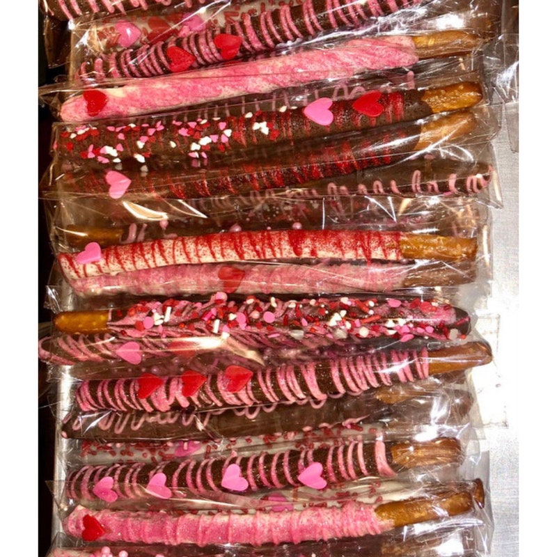 Chocolate Covered Pretzel Rods - Etsy