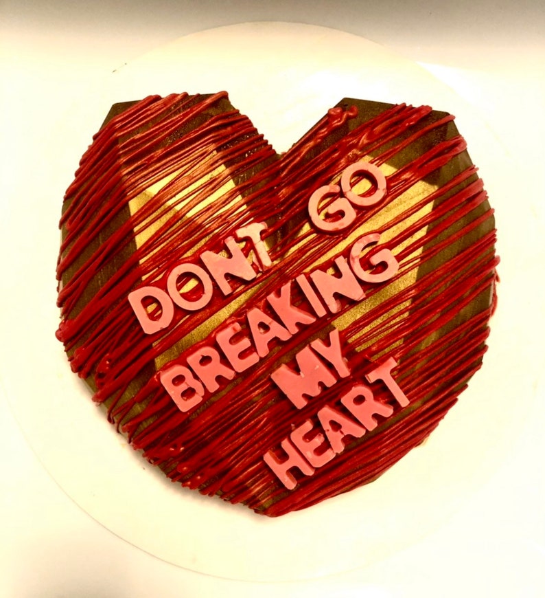 Breakable Chocolate Piñata Heart Filled With Candy or Whatever You Want ...