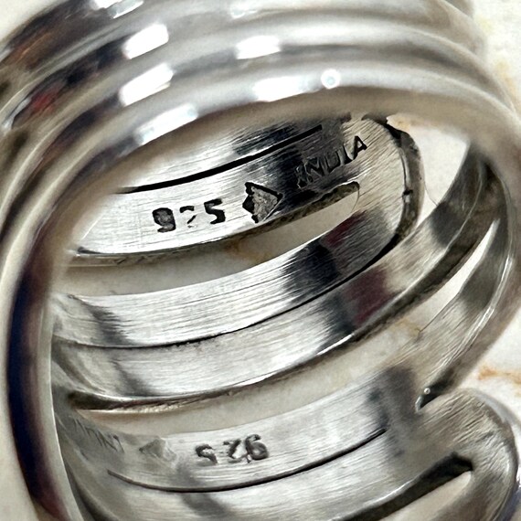 Silpada Sterling Silver Modern Maze Statement Ring R1… - Gem