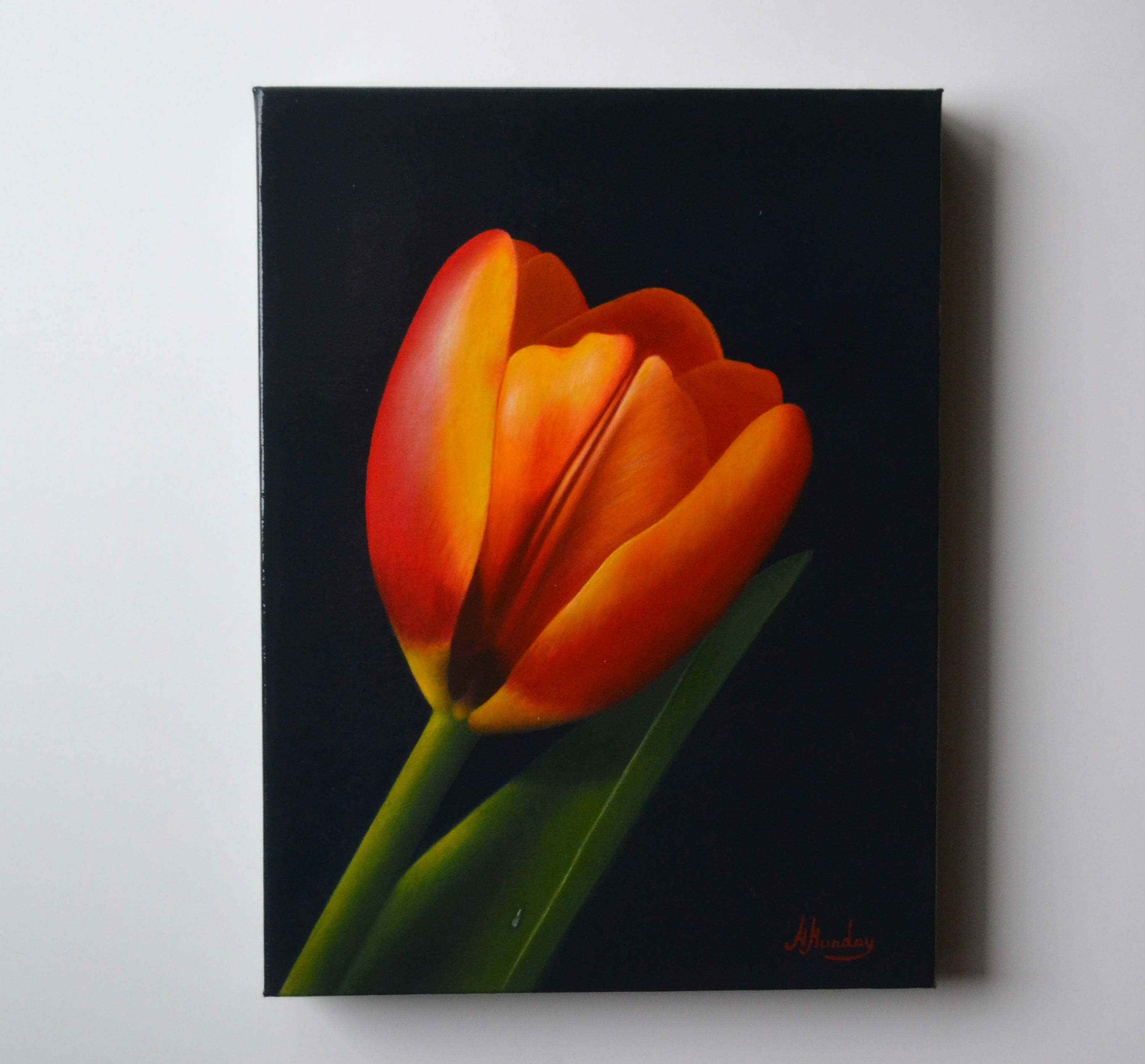 Wall Décor Home Décor original watercolor Watterson vintage signed ...