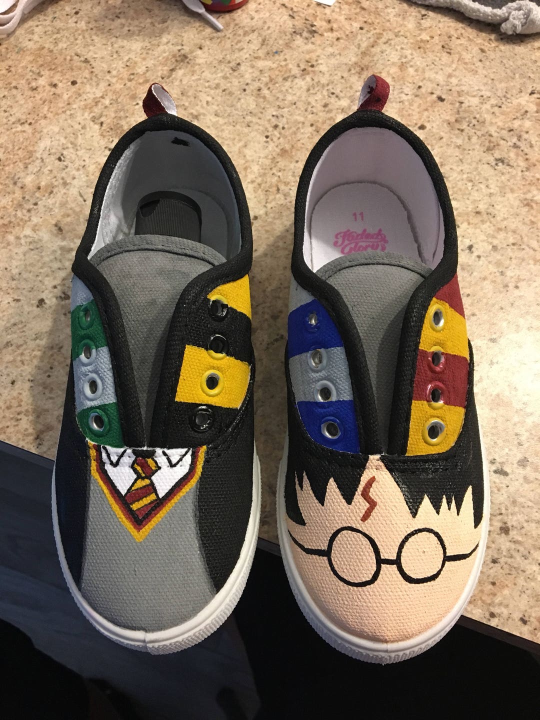 Custom Wizard Themed Shoes - Etsy