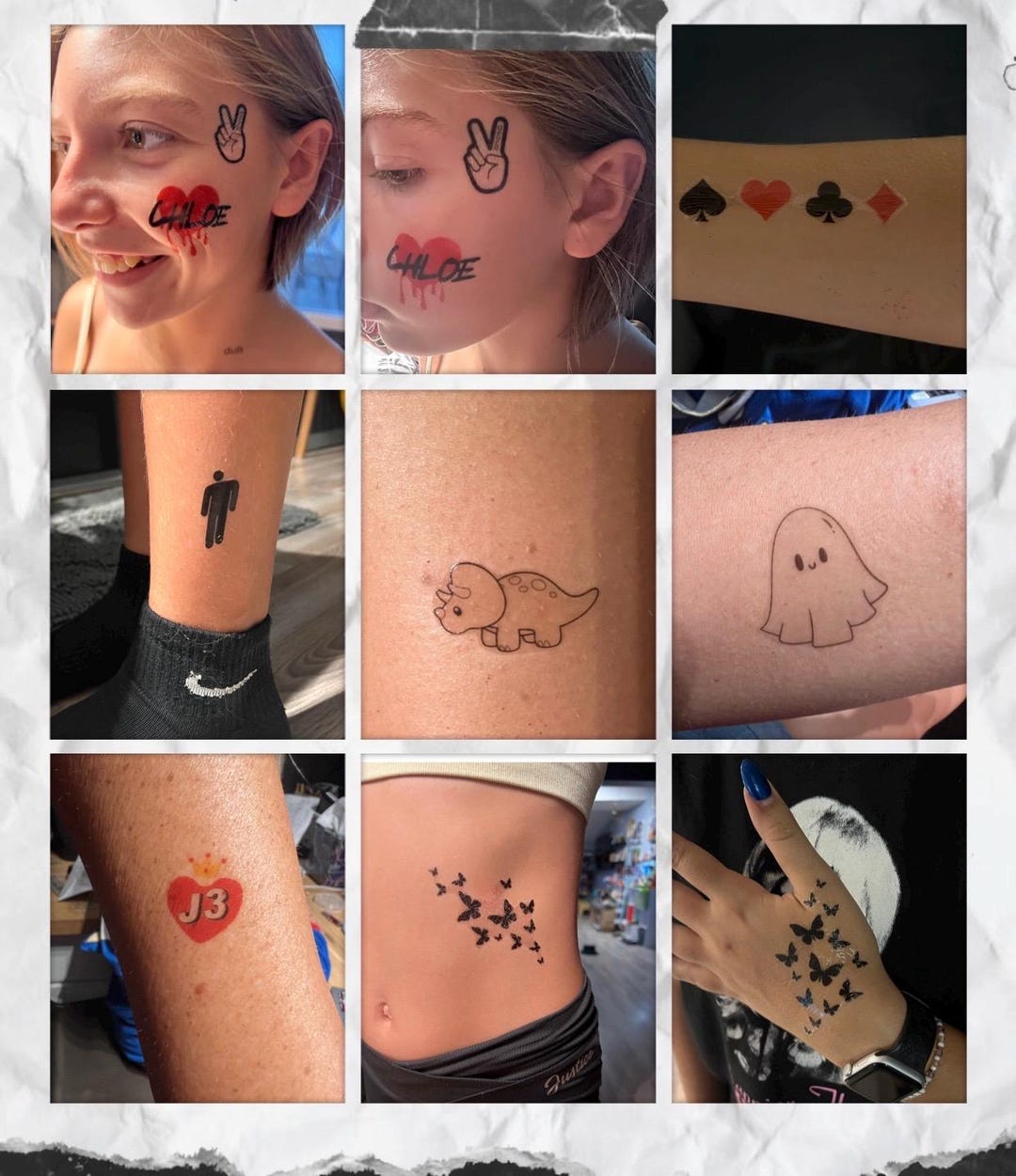 Custom Temporary Tattoos Party Favor Cheer on Your Athlete Cheerleader ...