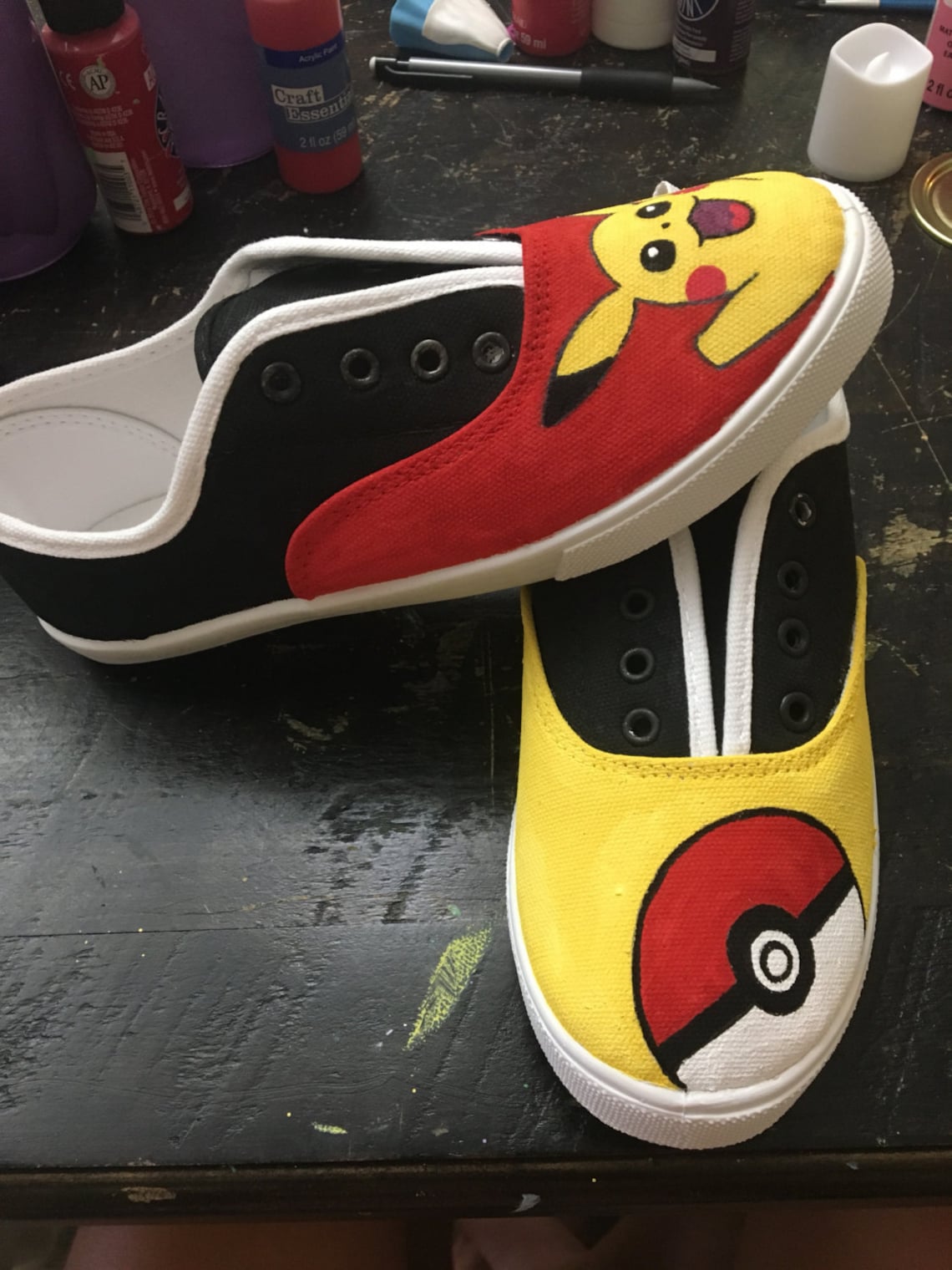 Pokemon Pikachu Custom Shoes - Etsy