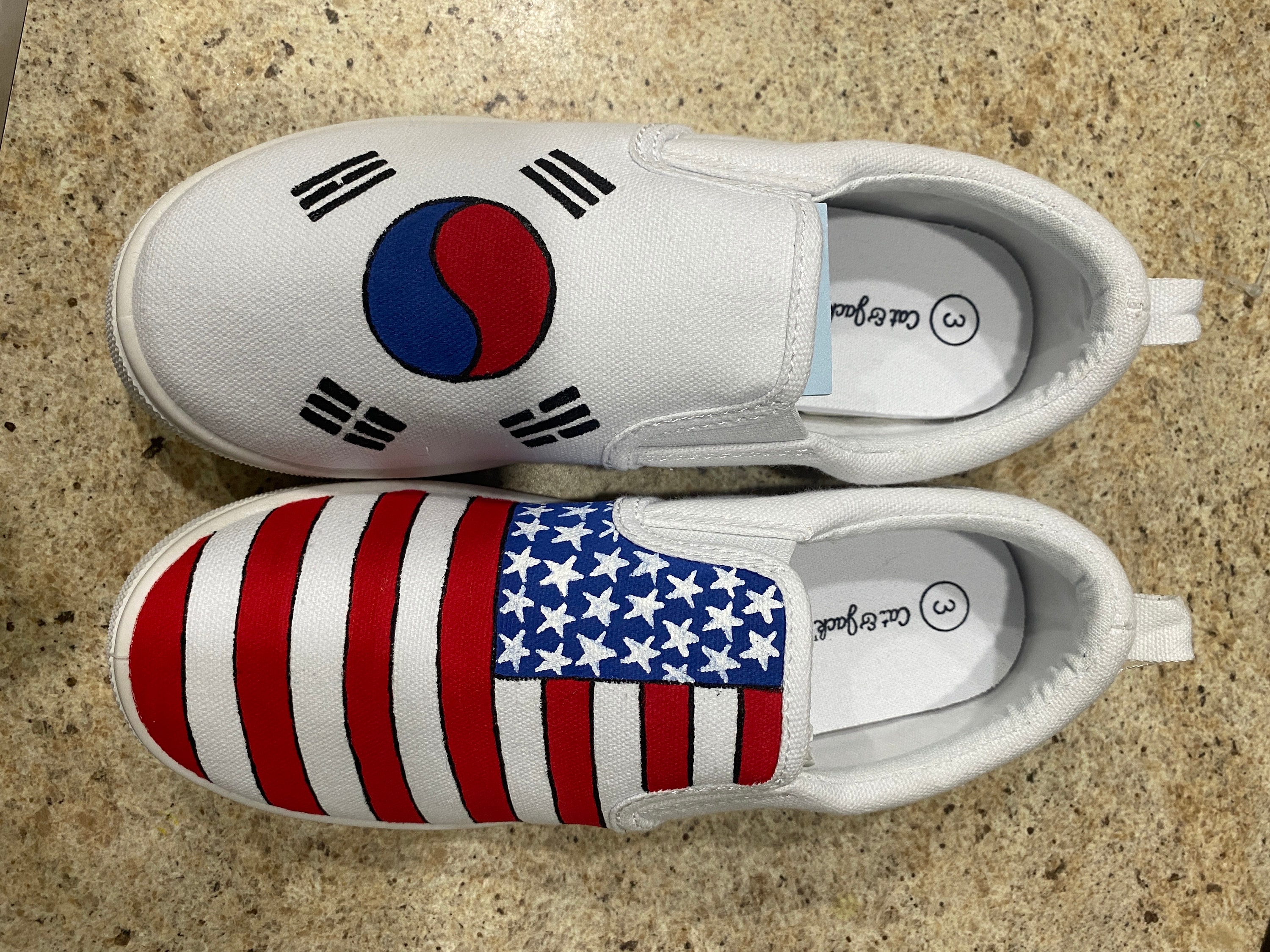 Anerican Flag Custom Shoes - Etsy