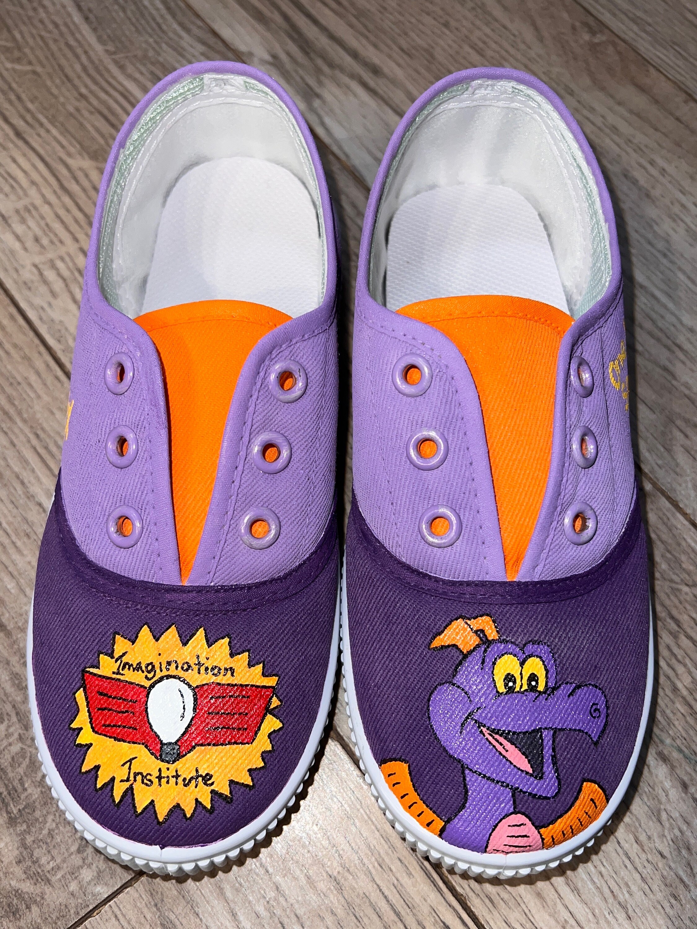 Custom Purple Dragon Themed Shoes! - Etsy