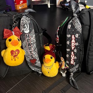 Cheerleading Spirit Bandana Pin Holder Backpack Strap Custom ...