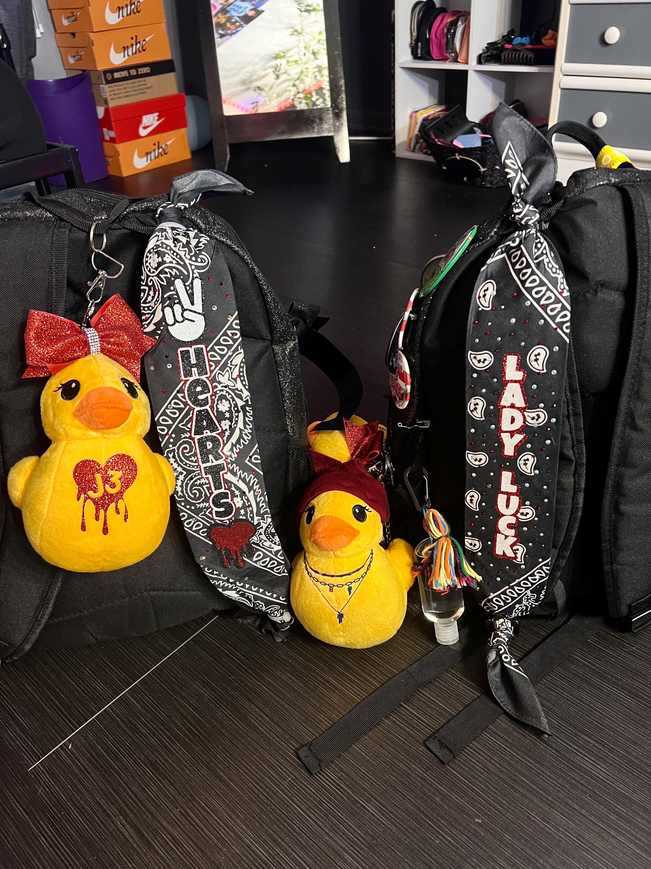 Cheerleading Spirit Bandana Pin Holder Backpack Strap Custom ...