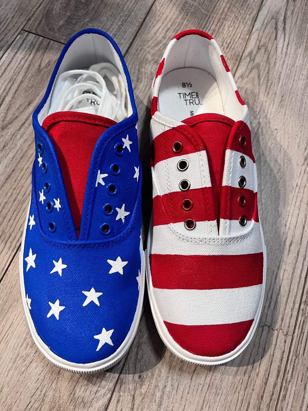 Anerican Flag Custom Shoes - Etsy