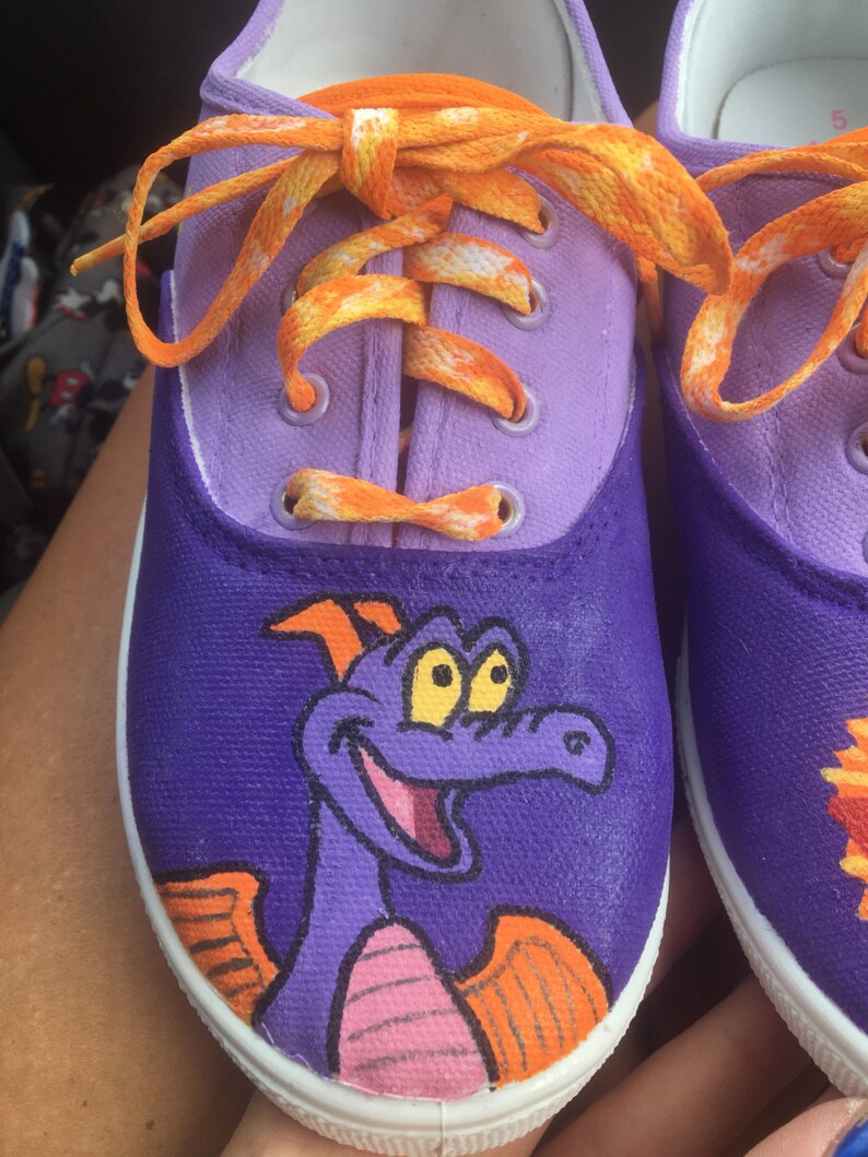 Custom Purple Dragon Themed Shoes | Etsy