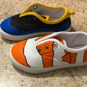 Nemo and Dory Themed Shoes - Etsy