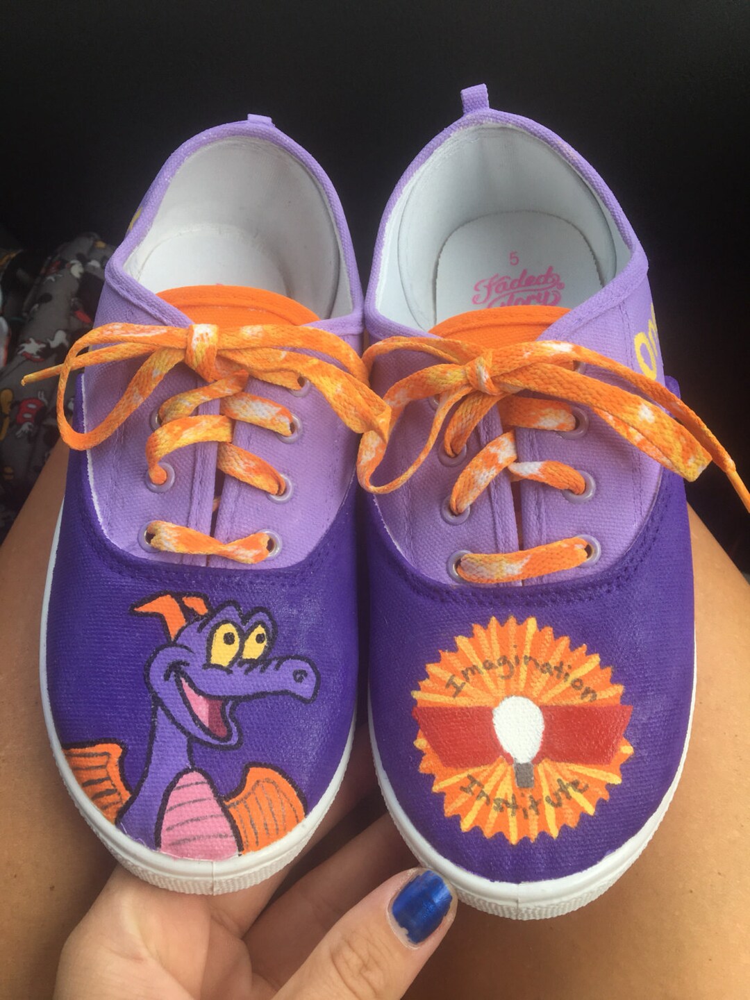 Custom Purple Dragon Themed Shoes - Etsy