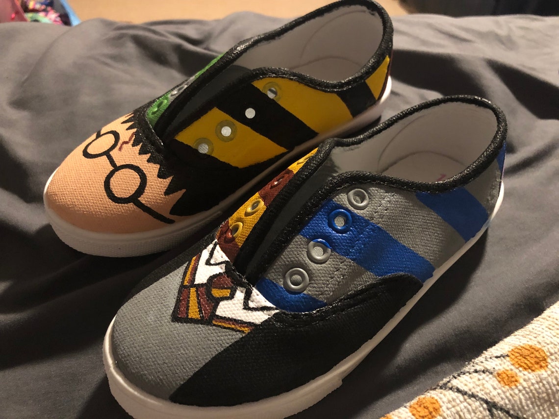 Custom Wizard Themed Shoes - Etsy