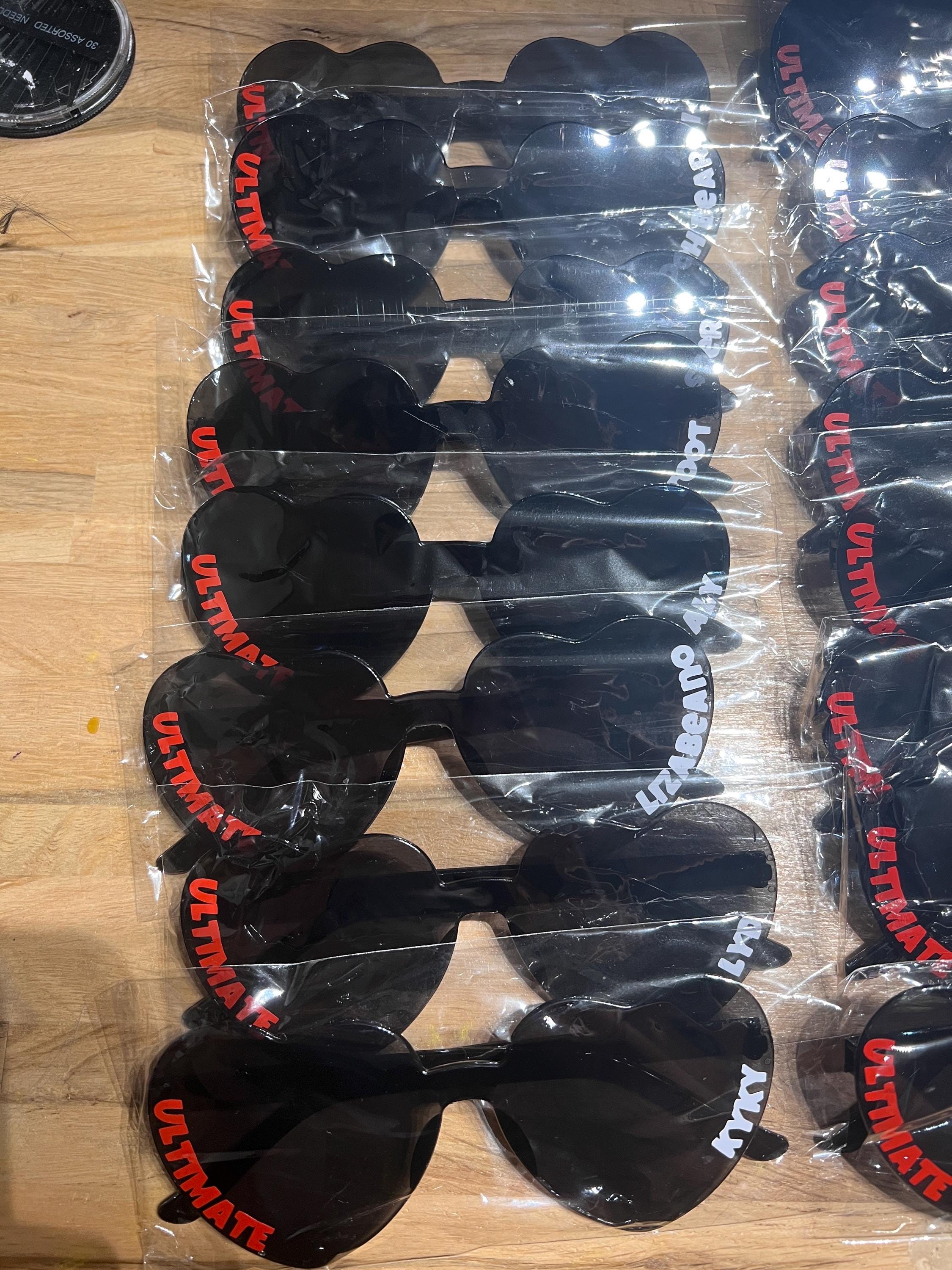 Cheer Heart Team Glasses Custom Cheerleader Summit - Etsy
