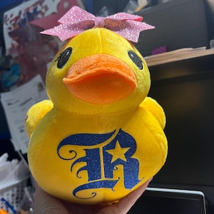 Cheer Duck Plush Large Cheerleader Summit Good Luck Duck, Personalized ...