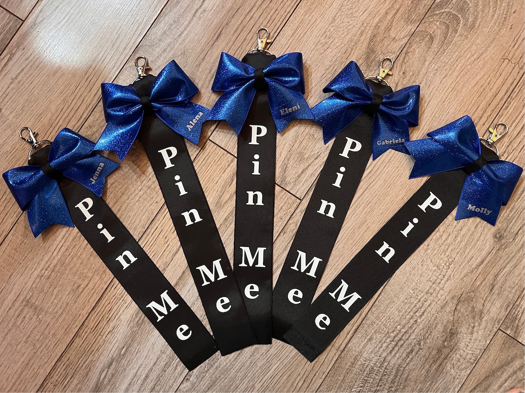 Cheer Pin Me Bag Clip Customize - Etsy