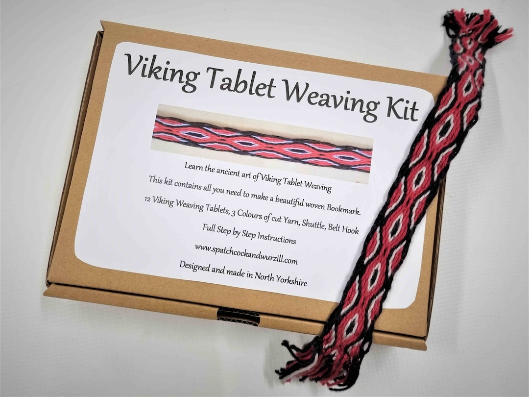 Weaving Kit, Tablet Weaving, Viking Tablet Weaving Kit, Tablet Weaving ...