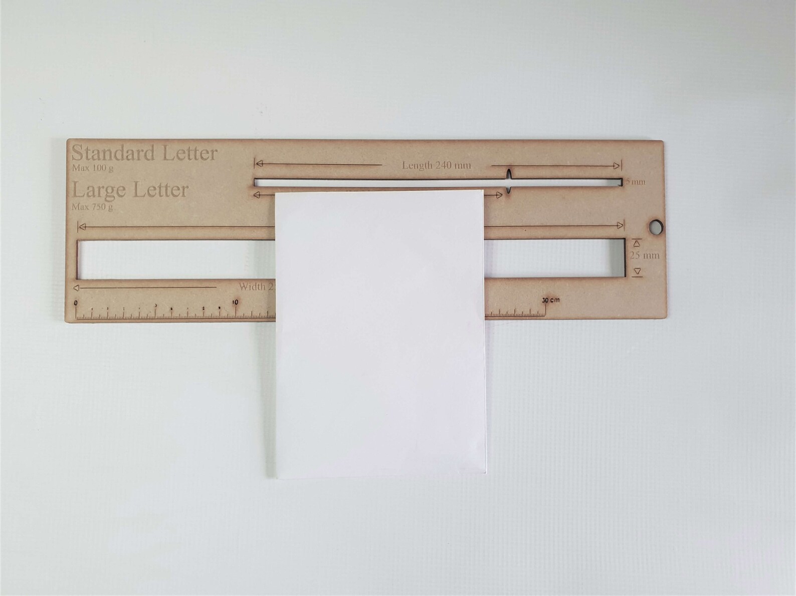 Royal Mail Letter Size Guide Letter Sizer Letter Measure | Etsy