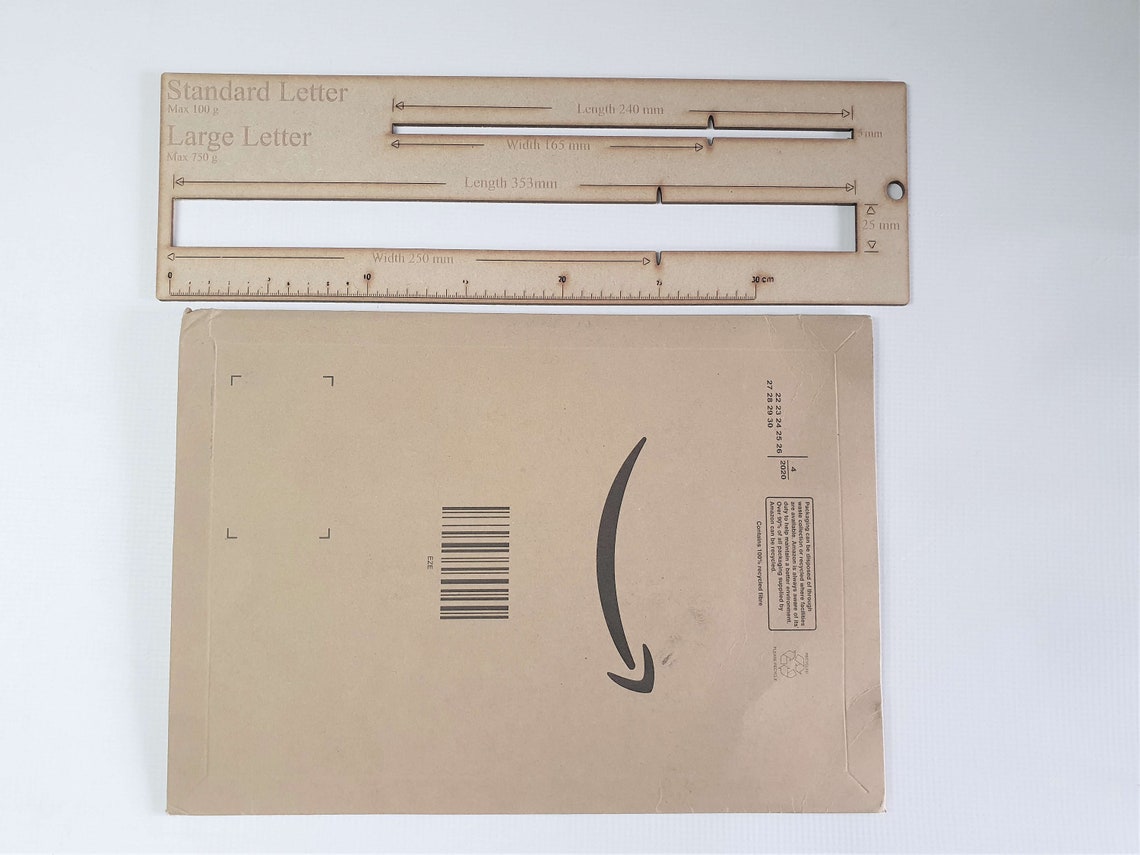 Royal Mail Letter Size Guide Letter Sizer Letter Measure | Etsy
