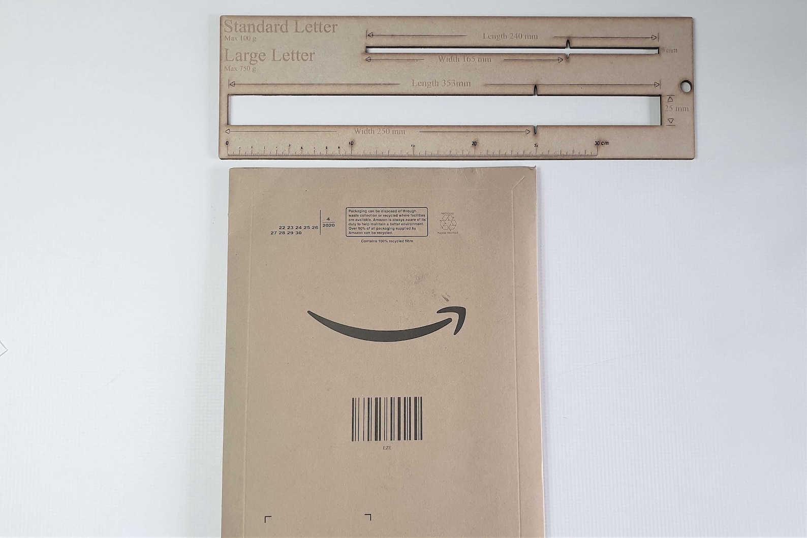 Royal Mail Letter Size Guide Letter Sizer Letter Measure | Etsy