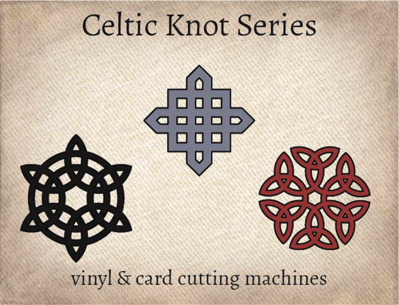 Celtic Knot Digital Files, Dxf, Svg, Cricut Files, Silhouette Files ...