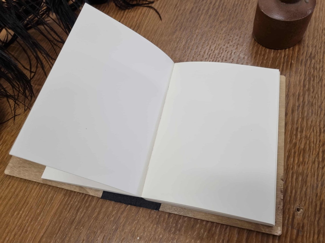 Dragon Design Note Book Wooden Book Wooden Hinged Book | Etsy