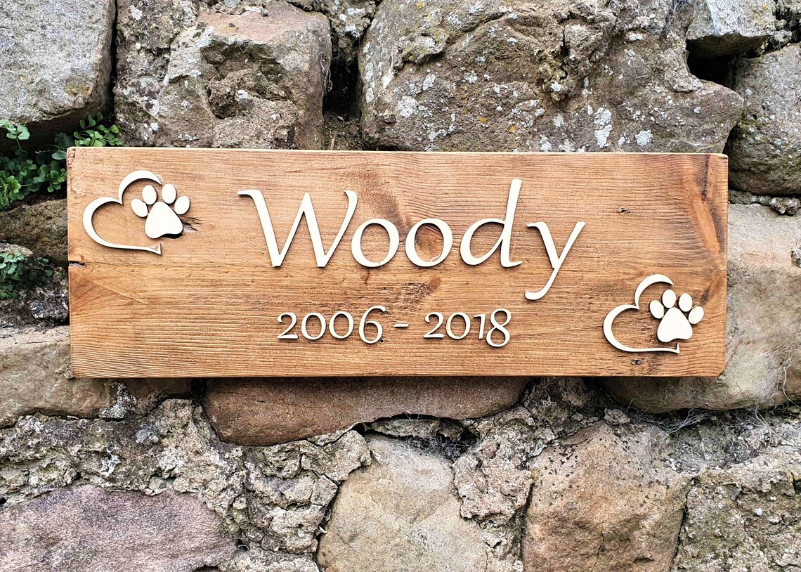 Pet Memorial, Pet Memorial Plaque, Pet Memorial Sign, Cat Memorial, Dog ...