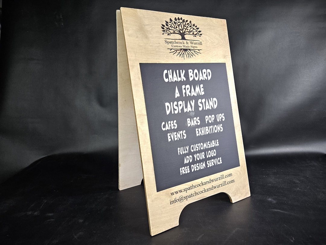 Chalkboard A Frame Sign, Menu Sign, Blackboard Sign, Menu Board ...