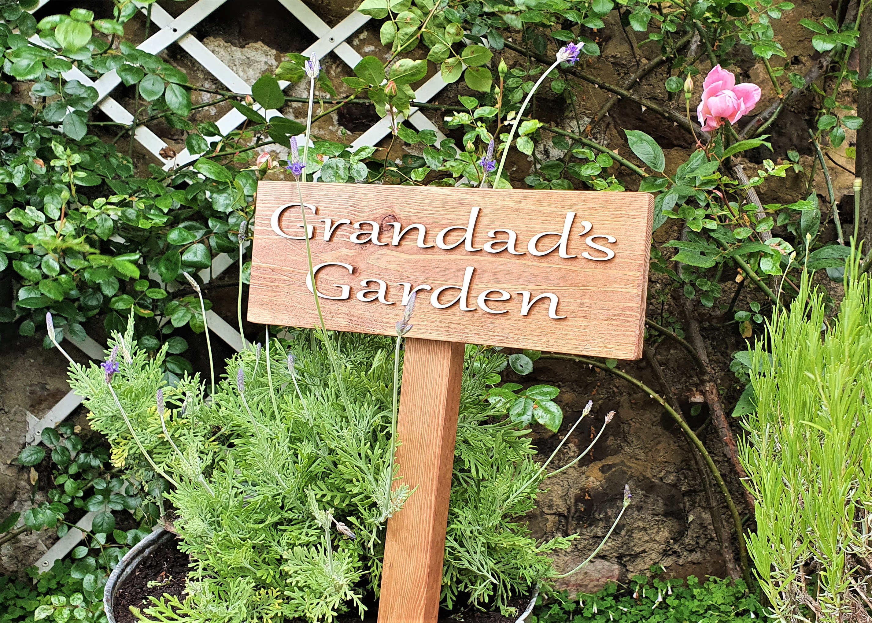 Grandads Garden Sign Custom Sign Garden Decor Outdoor Sign - Etsy UK