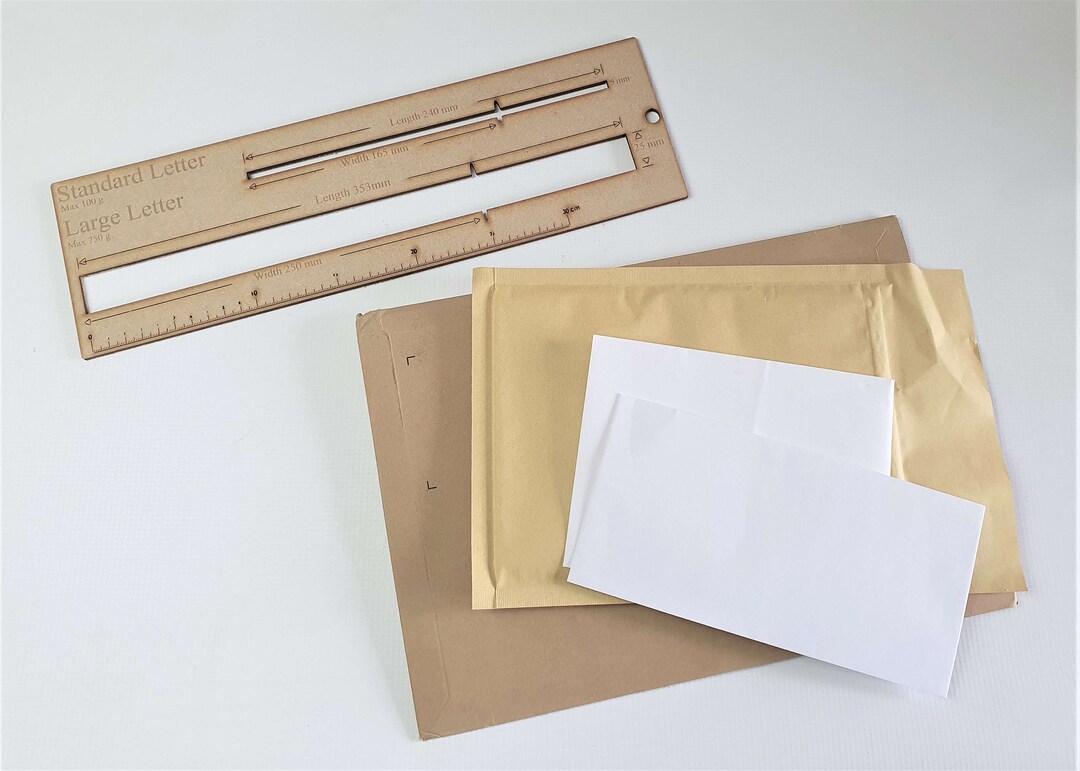 Royal Mail Letter Size Guide Letter Sizer Letter Measure - Etsy