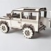 Land Rover Defender, Land Rover Model, Wooden Land Rover, Land Rover 3D ...