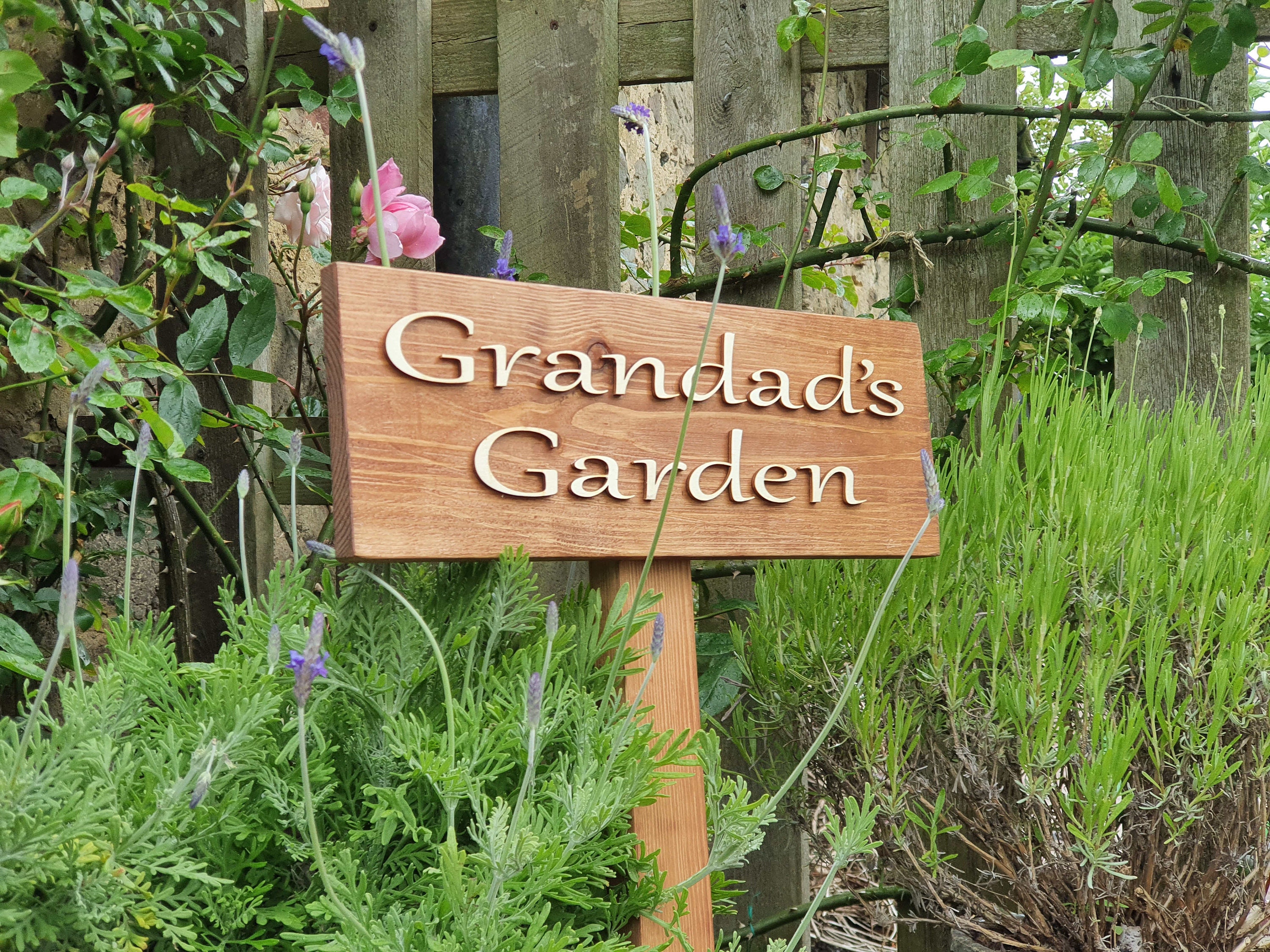 Grandads Garden Sign Custom Sign Garden Decor Outdoor Sign - Etsy UK