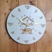 Bee Hive Wall Clock Honey Bee Clock Poplar Wooden Clock Bee - Etsy UK
