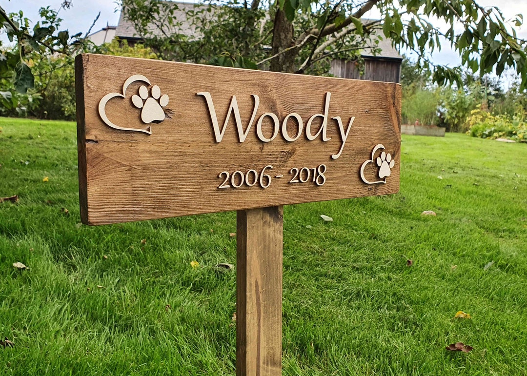 Pet Memorial, Pet Memorial Plaque, Pet Memorial Sign, Cat Memorial, Dog ...