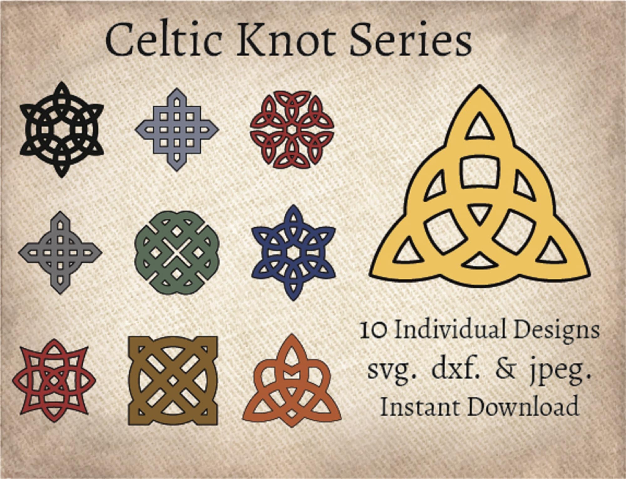 Celtic Knot Digital Files Dxf Svg Cricut Files Silhouette - Etsy Canada