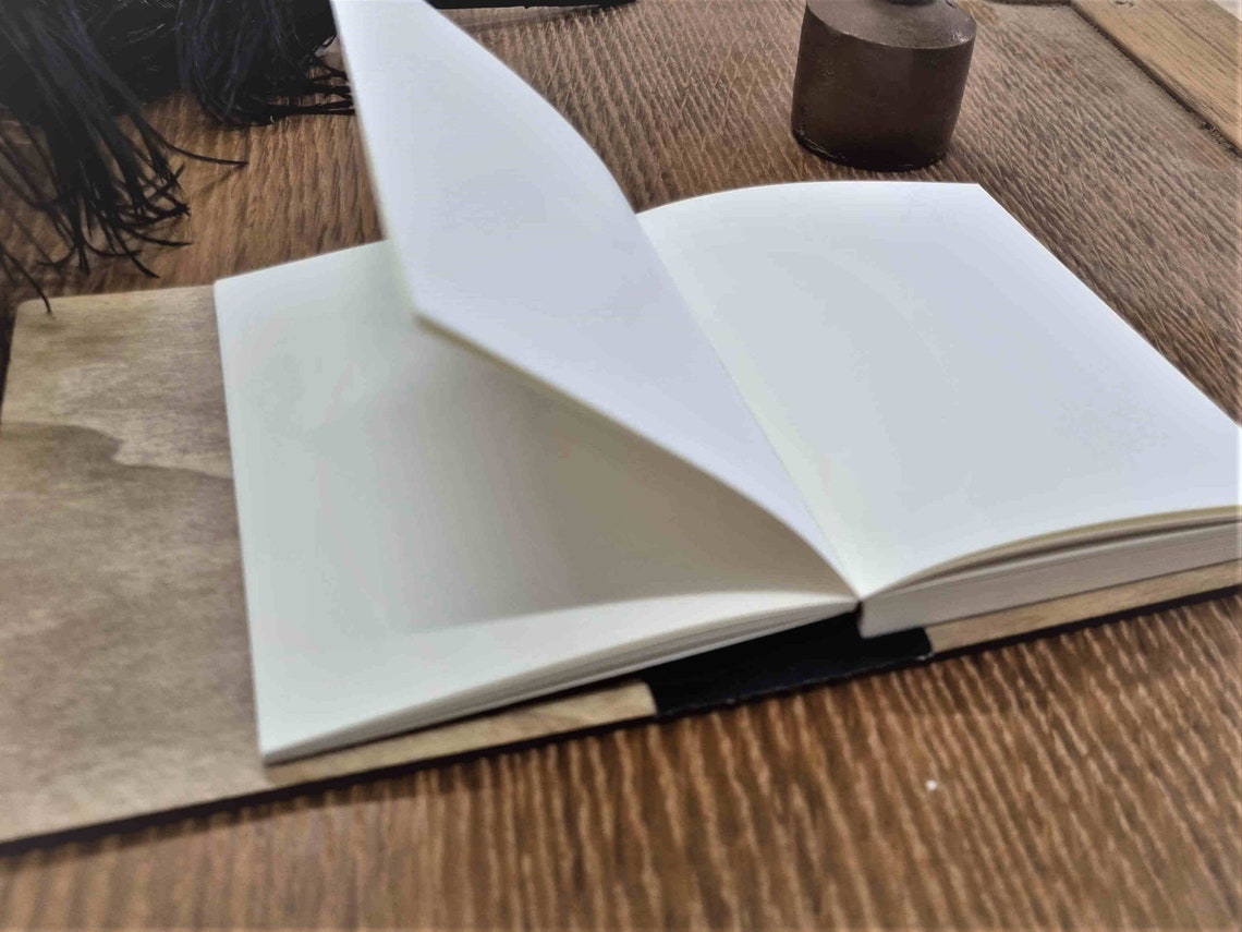 Dragon Design Note Book Wooden Book Wooden Hinged Book | Etsy