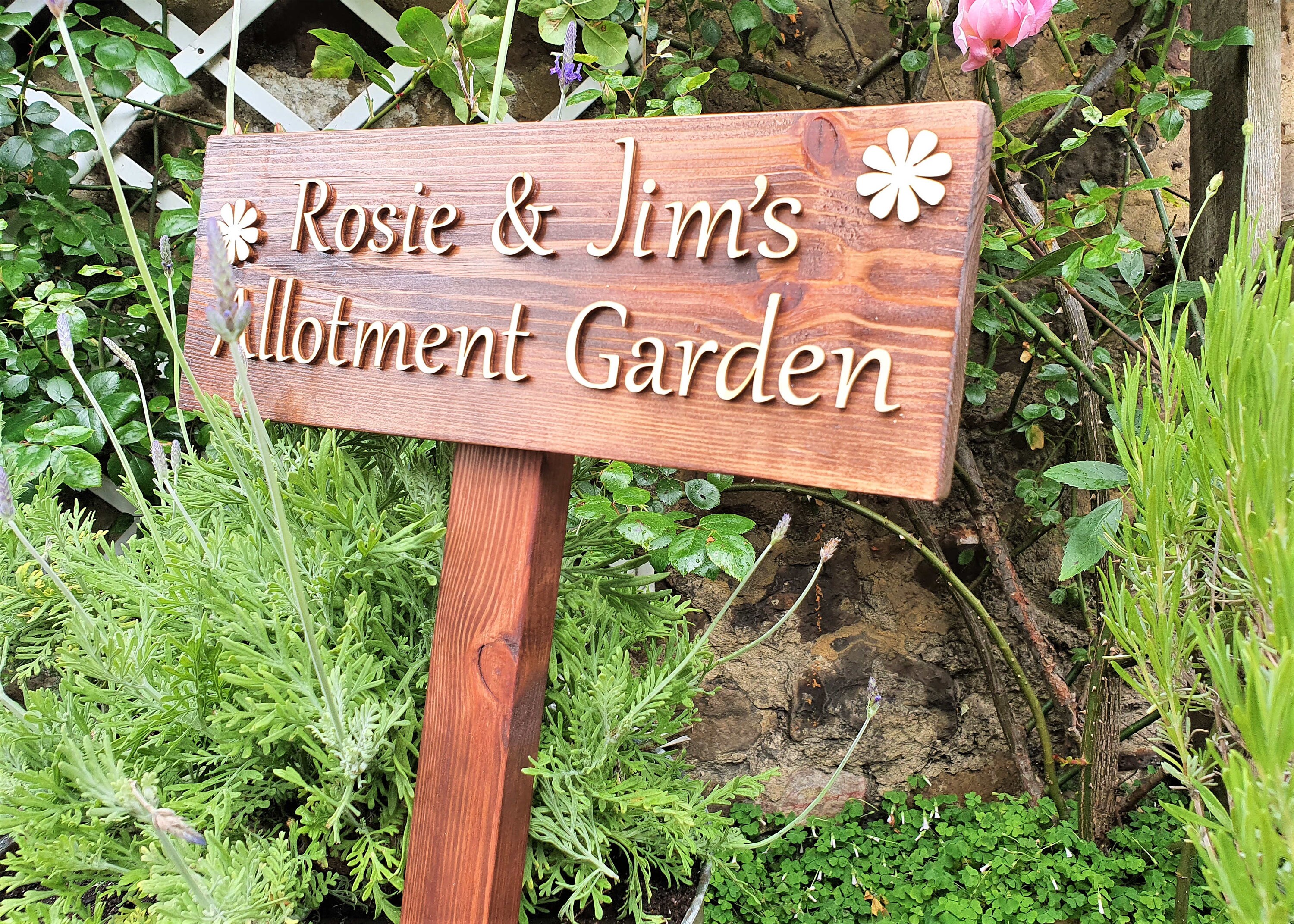 Homemade Garden Signs